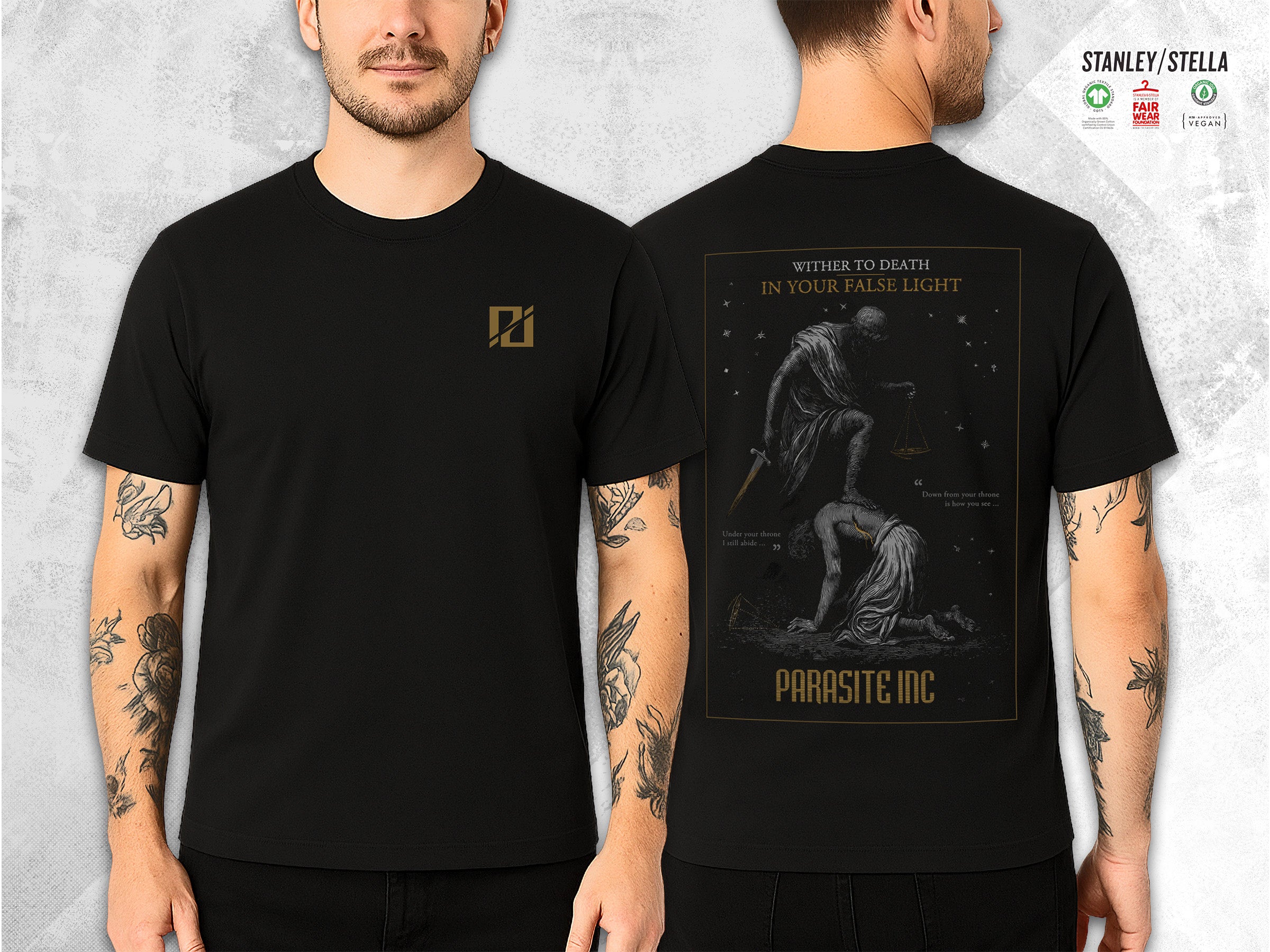 T-Shirt "In False Light" – PARASITE INC. Official Merch Shop